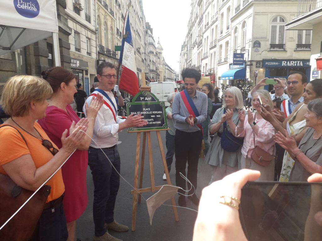 La place de la Croix-du-Trahoir renommée place Paul et Marcelle Vergara ...
